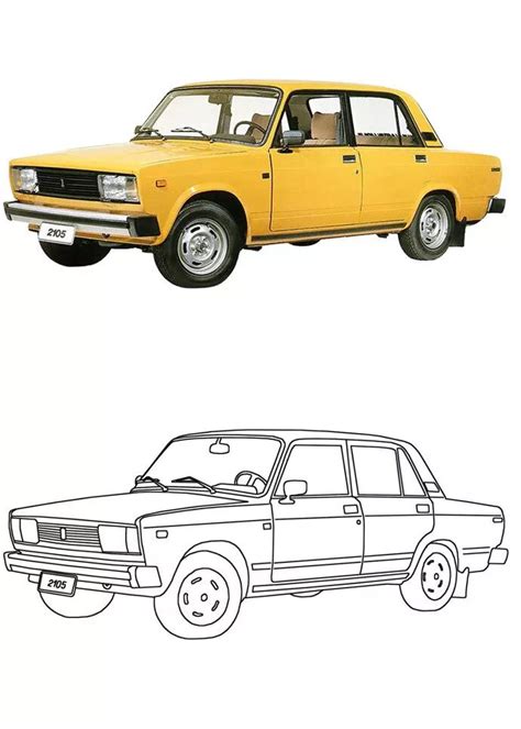 Раскраски автоваз