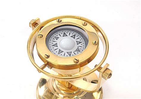 Gimbaled Compass On Stand