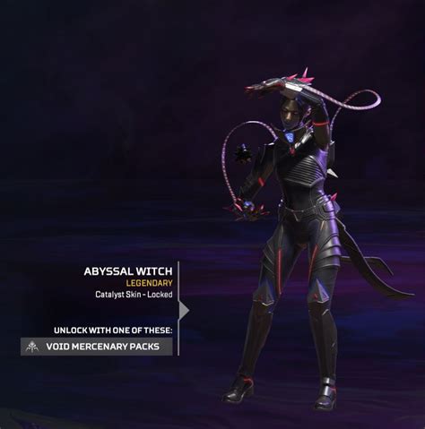 Void Mercenary Milestone Collection Skins And Cosmetics Apex Legends