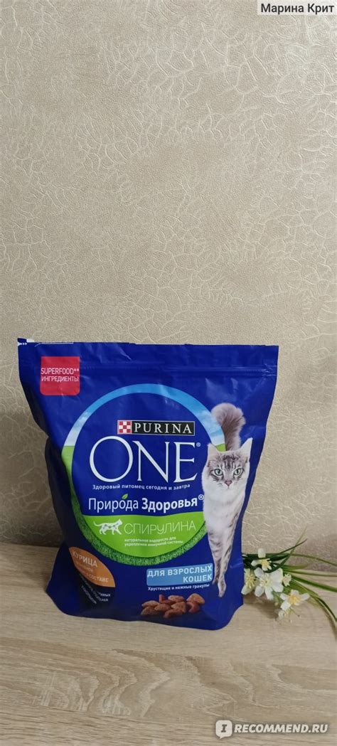 Корм для взрослых кошек Purina One Природа Здоровья с высоким ...