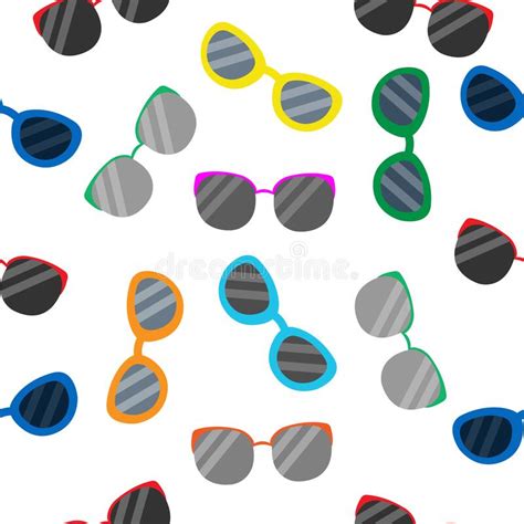 A Bright Seamless Pattern Of Multi Colored Red Blue Yellow Orange And