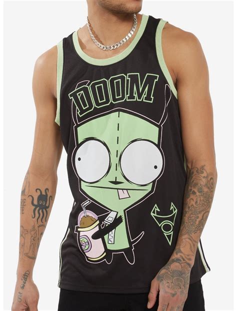 Invader Zim Gir Doom Basketball Jersey Hot Topic