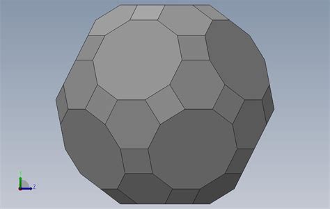 大菱形十二面体solidworks 2012模型图纸免费下载 懒石网