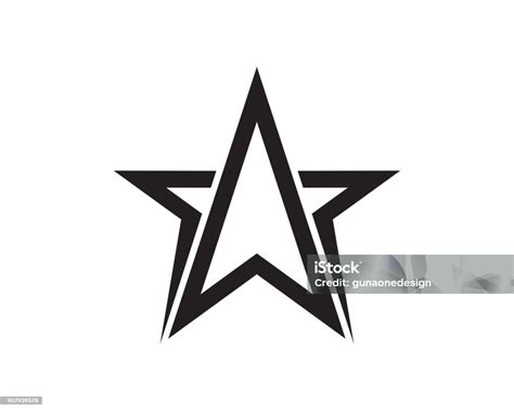 스타 기호 템플릿 디자인 벡터 상징 디자인 컨셉 창조적인 기호 아이콘 개념에 대한 스톡 벡터 아트 및 기타 이미지 개념