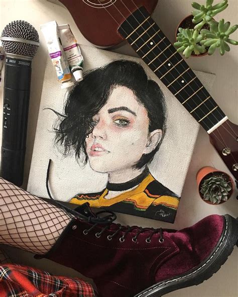 K A T I E On Instagram 🌈🌷 Soko 🎤🌻 ️ Rarely Draw But Shes So