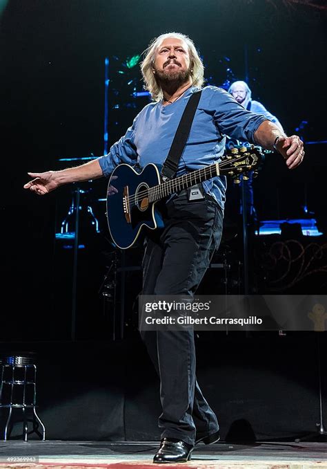 The Last Surviving Member Of The Bee Gees Barry Gibb Performs During