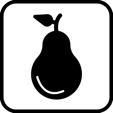 Pear Vector Icon 40377200 Vector Art At Vecteezy
