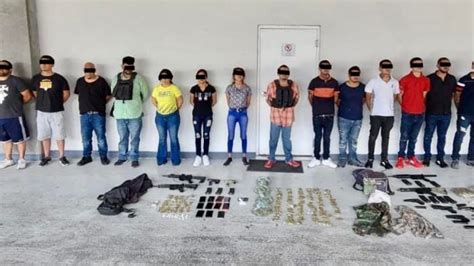Detienen En Nl A 15 Integrantes De Un Grupo Delictivo Proceso