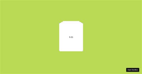 Swipe Card Stack Codesandbox