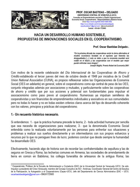 Oscar Bastidas Delgado Articulo Hacia Un Ddhhsost Innovacion En