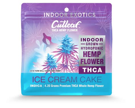 Ice Cream Cake Thca Hemp Flower 420 Grams Cutleaf