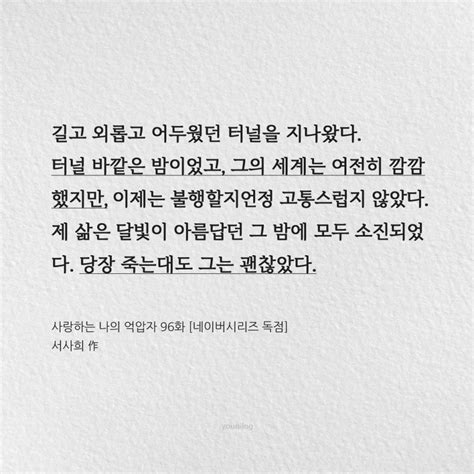 [울고싶을 때 추천하는 슬픈 소설 피폐물 로판] 사랑하는 나의 억압자 서사희作 네이버 블로그