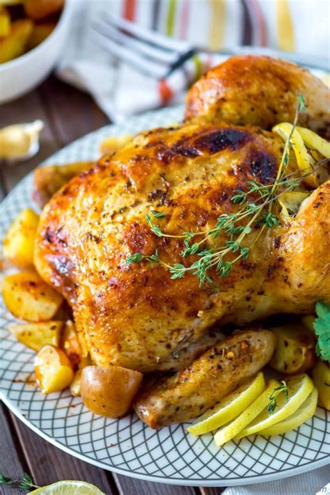 Oven Baked Whole Chicken