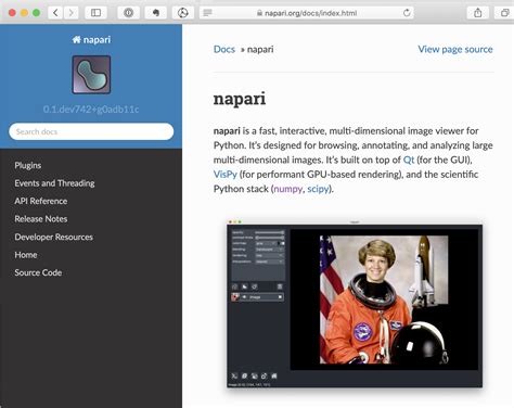 docs version is incorrect and is missing pages · issue 1365 · napari