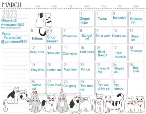 Как же март и без котиков Рисуем котов котят и кошек для челленджа МяуМарт Длительность