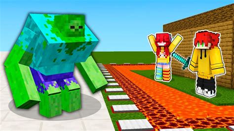 Zombie Mutante vs La Casa Más Segura de Minecraft YouTube