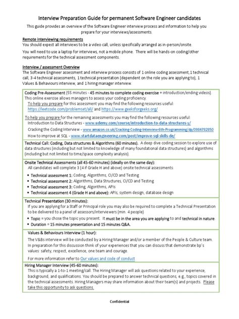 Software Engineer Interview Preparation Guide Pdf Computer