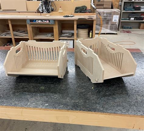 Complete Set Of Stackable Shelves Crates And Trays Cnc Etsy