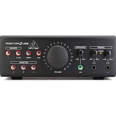 Behringer MONITOR2USB Studio Monitor & Headphone Controller $99 + Free ...