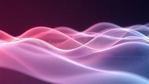 Abstract Pink And Blue Waveform Digital Art Stock Illustration Illustration Of Pattern