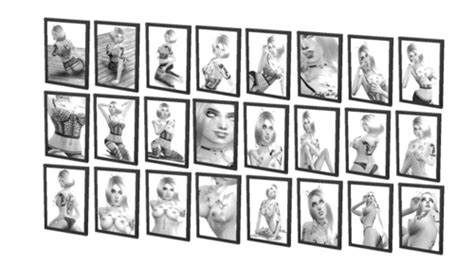 Lingerie Nude Posters Of Kitty Grayscale Objects Loverslab