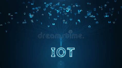 Internet Of Things Iot Concept Big Data Cloud Computing Network Stock Footage Video Of