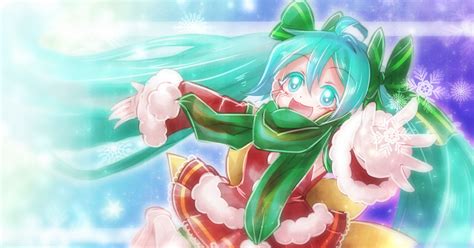 Vocaloid クリスマスミクさん2022 栗色のイラスト Pixiv