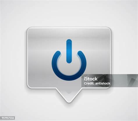 기호에 전원 버튼 Ui 아이콘 디자인 시작 개념에 대한 스톡 벡터 아트 및 기타 이미지 개념 개체 그룹 그래픽 사용자