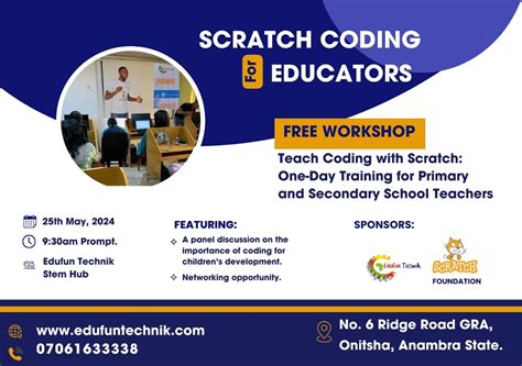 Edufun Technik Stem Hub Hosts Free Coding Workshop For Teachers