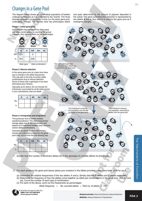 Evolution Student Edition Biozone