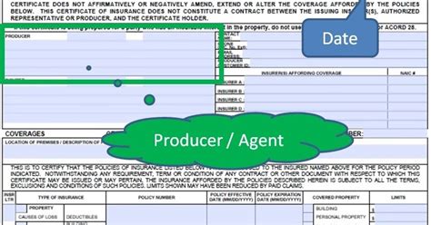 Simply Easier ACORD Forms Instructions For ACORD Certificate Of Property Insurance