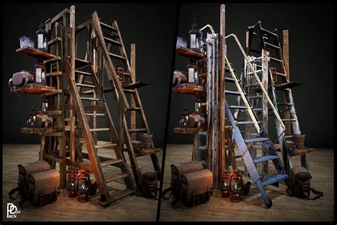 Ladders 20 Assets 3d Props Unity Asset Store