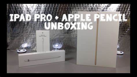 Gold Ipad Pro 97 Apple Pencil Unboxing Youtube