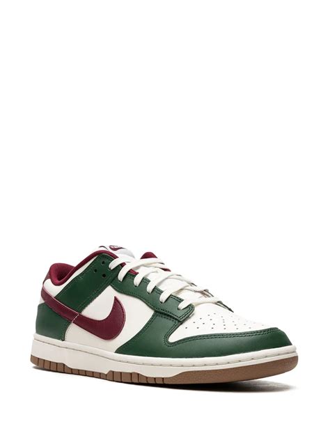 Nike Dunk Low Retro Leather Sneakers Green Farfetch