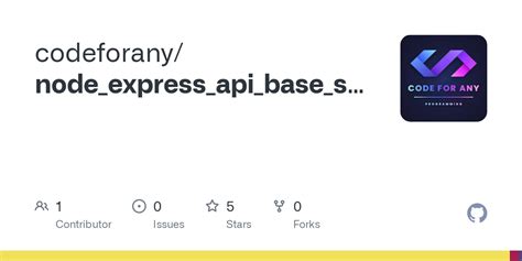 Github Codeforany Node Express Api Base Setup With Mysql Socket Io