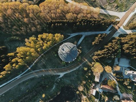 Premium Photo Aerial View Of Building And Trees