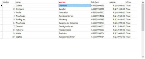 Delphi Formatando O TÍtulo Das Colunas Do Dbgrid Gmdasilva