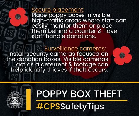 Poppy Box Theft Crime Prevention Project Engage416