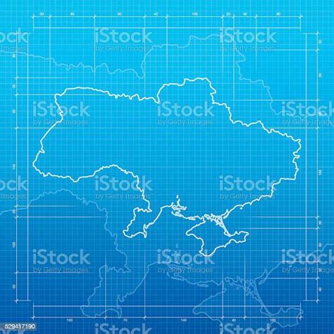 콩고공화국 청사진 배경의 지도 우크라이나에 대한 스톡 벡터 아트 및 기타 이미지 우크라이나 지도 청사진 Istock