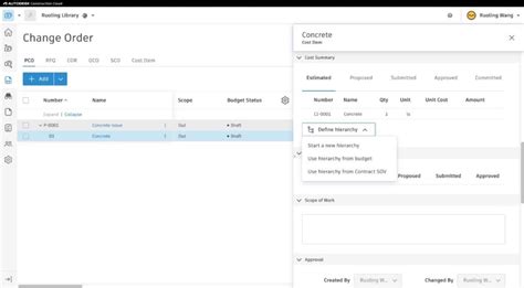 BIM 360 Cost Management November 2022 BIM 360 Release Notes