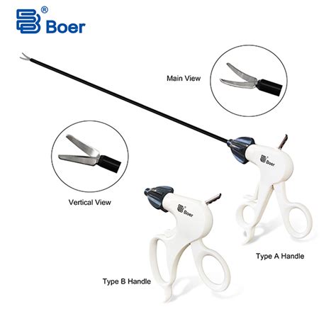 Laparoscopic Metzenbaum Scissors Monopolar Curved Scissors Boer Medical