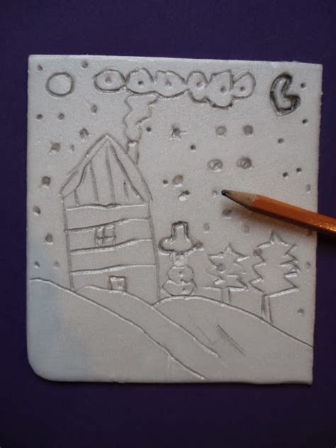 A Faithful Attempt Winter Styrofoam Prints