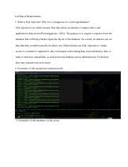 Understanding SQL Injection And Protecting Against It Course Hero