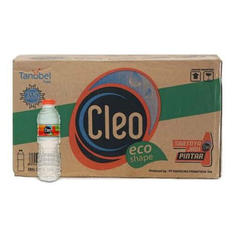 Jual CLEO 330ML X 24 BOTOL ECOSHAPE AIR MINERAL KHUSUS INSTANT SAMEDAY