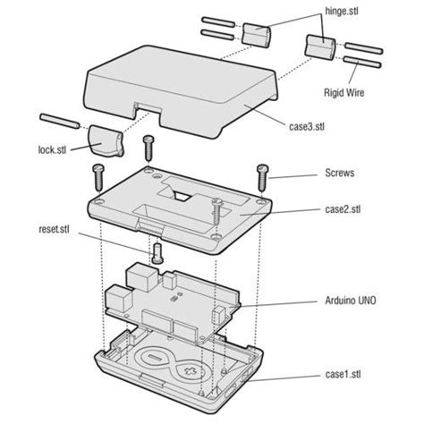 Arduino Uno Portable Lab Case Pinshape Arduino Case Portable