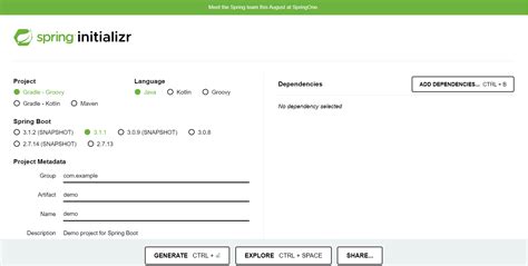 Spring Boot Initializr The Easy Way To Start A Spring Boot Project Pro Liferay