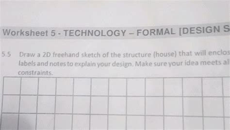 Worksheet Technology Formal Design S Studyx