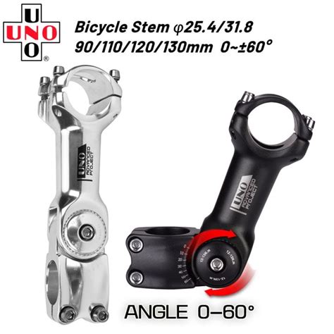 Uno Stem Mountain Bike Stem Adjustable Bicycle Stem 254318mm Bicycle