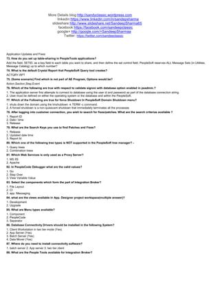 Peoplesoft Technical Consultant Interview Questions PDF