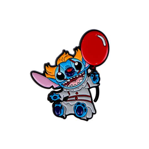 Stitch X Pennywise Enamel Pin Distinct Enamel Pins